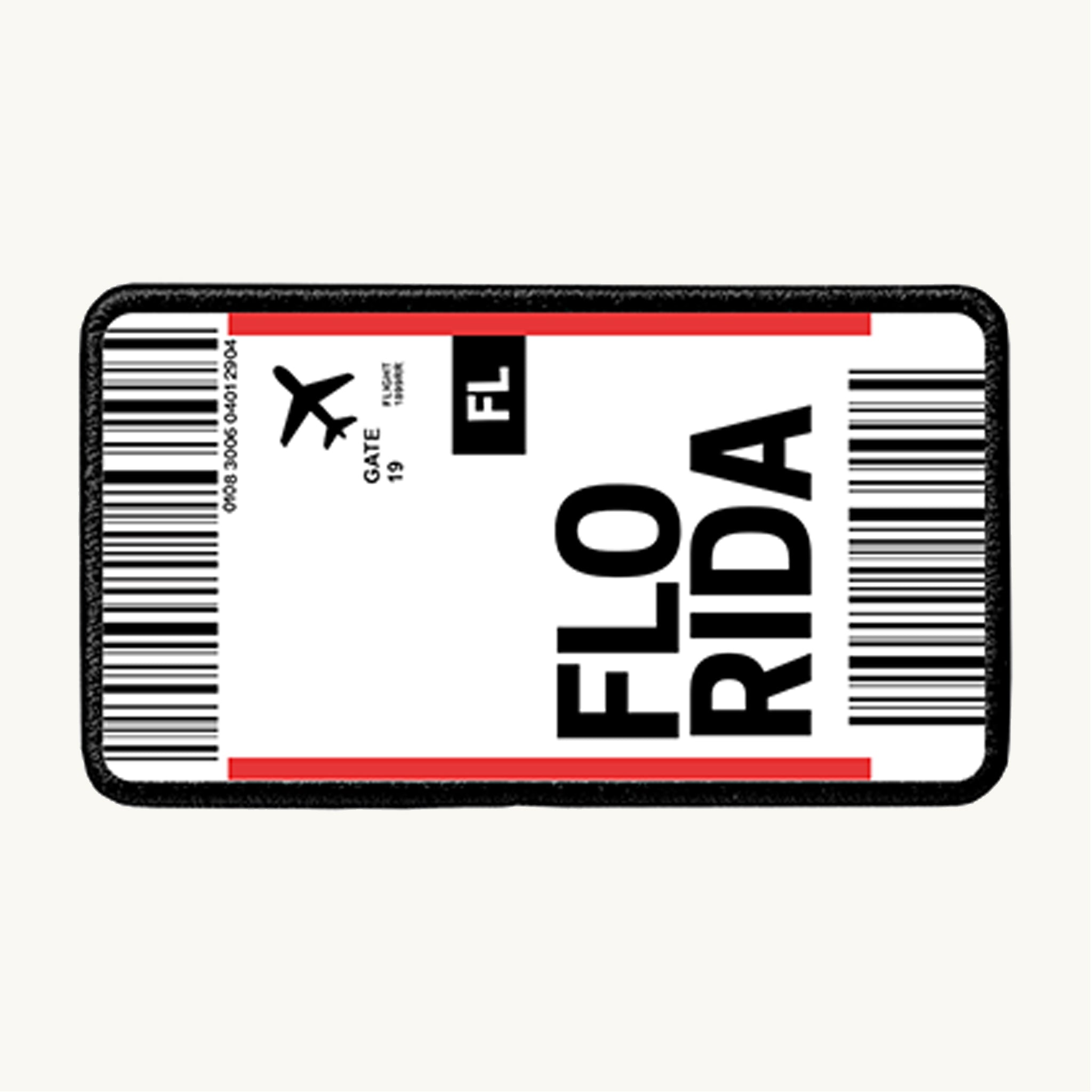Patchify | Florida Flight Ticket Patch - Sunshine State Dreams – Patchify®