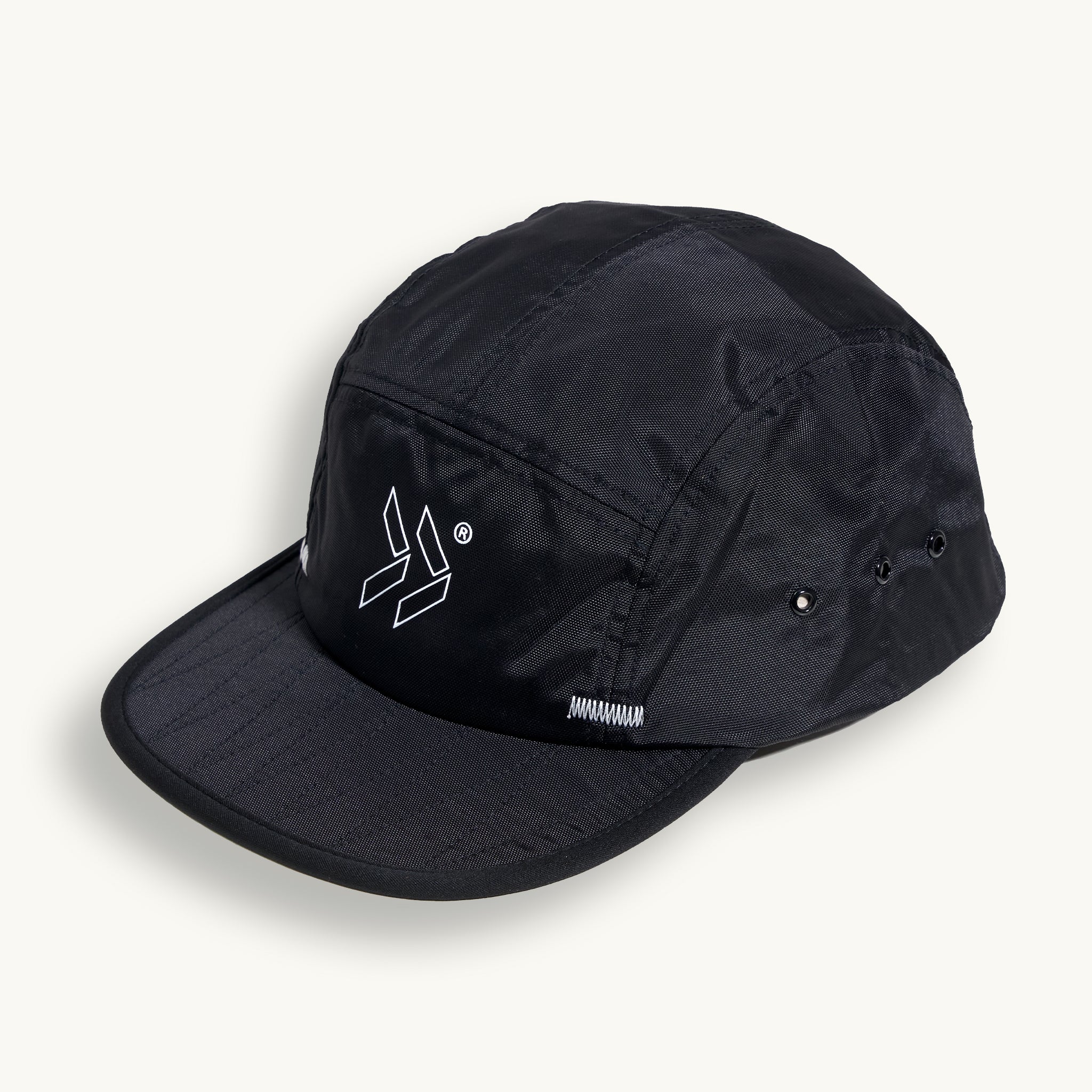Patchify | 5 Panel Cap Jet Black - Customize with Magnetic Patches – Patchify®